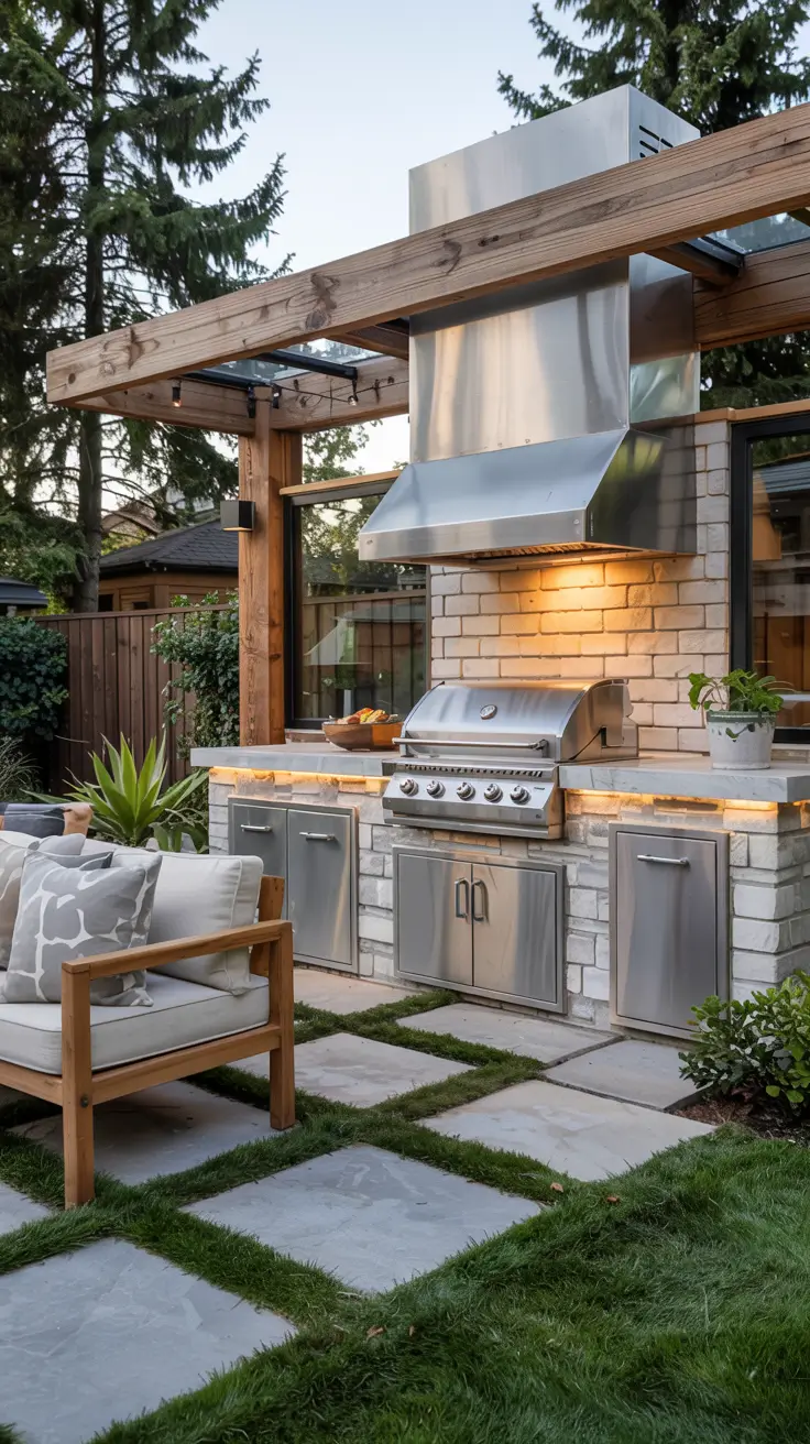 Outdoor Grill Area Ideas 2026: Backyard BBQ Stations, DIY & Covered ...